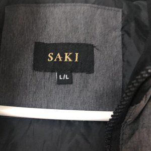 Saki | Jackets & Coats | Monte Vegan Long Quilted Cire Coat With Inner ...